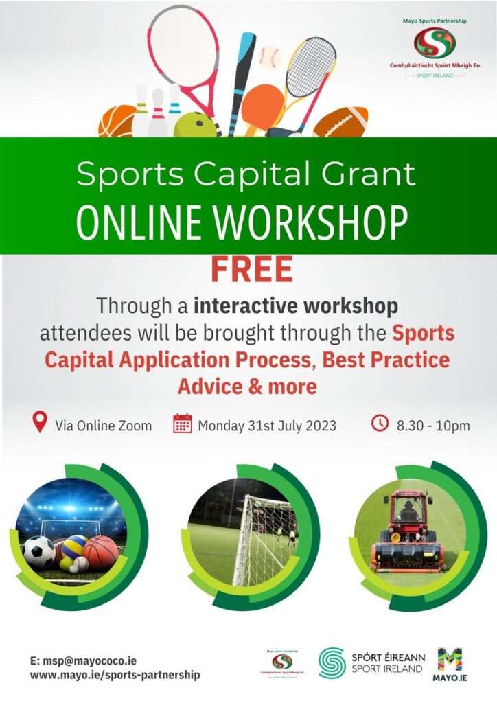 Sports Capital Grant Workshop - Charlestown